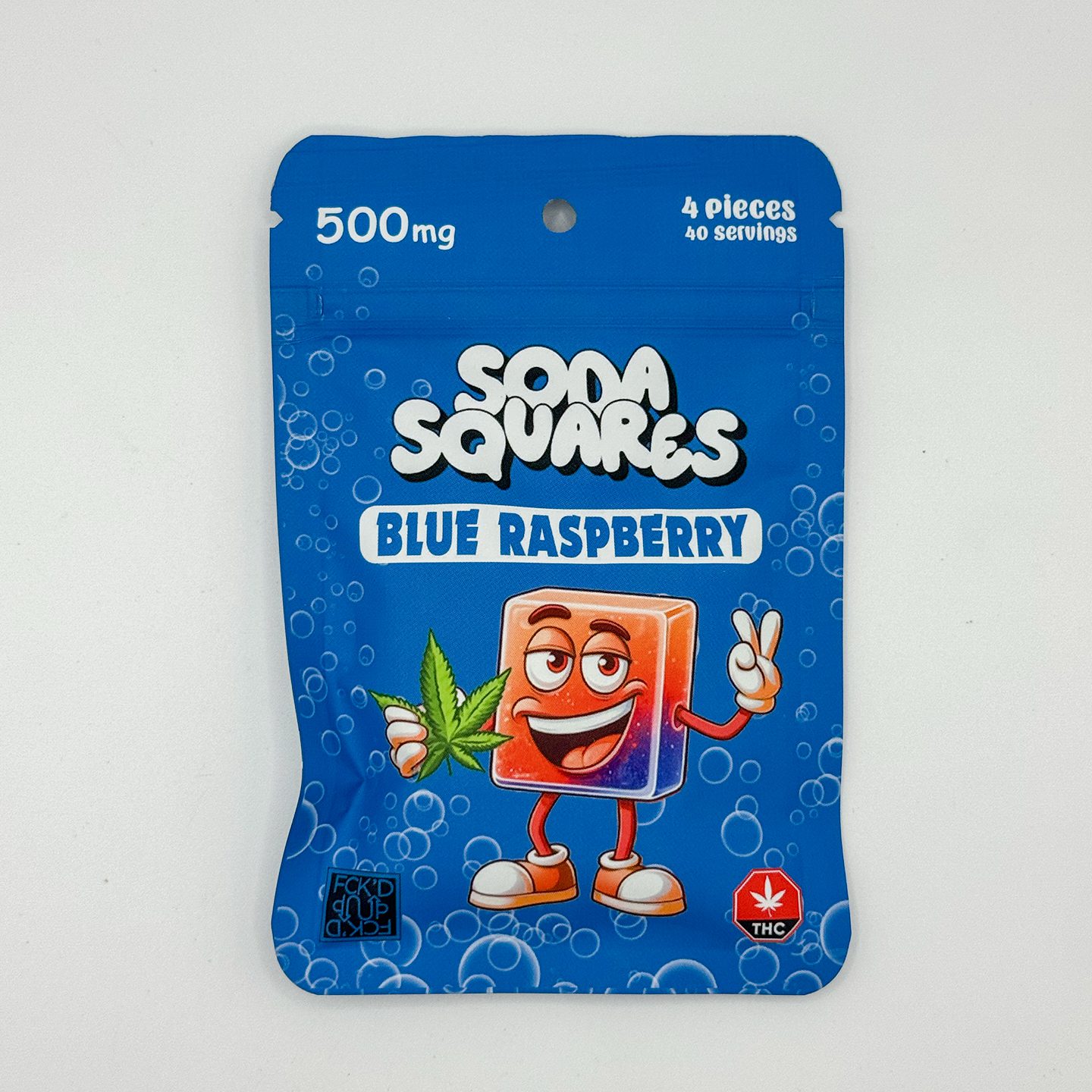 SODA SQUARE GUMMIES 500MG | FCK'D UP - Happy Nationz